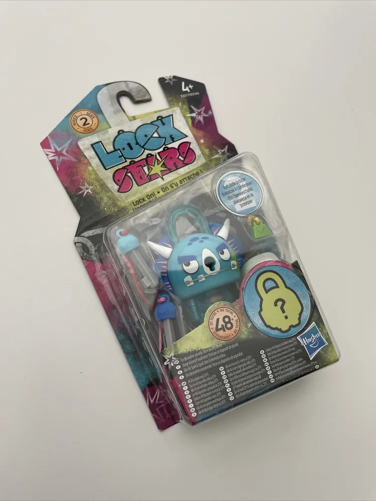 Hasbro Lock Stars Series 2 Blue Dinosaur Figure Lock on Toy E3217/E310 ...