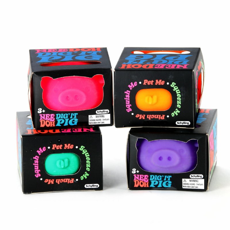 Schylling Dig It Pig Nee Doh 1 random pick | MyKidsToyBin