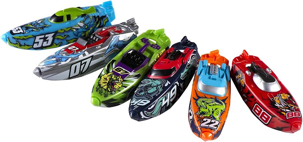 Zuru Micro Boats Wave 3 Dino Racers Boat #07 Pteranodon Blue & Gray ...