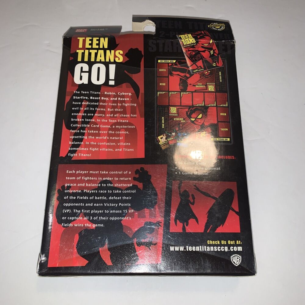 Teen Titans Go! Collectible Card Game - 2-Player Starter Deck ...